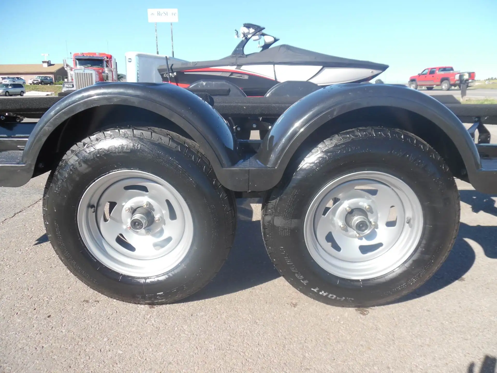 Tandem Axle Galvanized Paddle Pontoon Boat Jetski Canoe Trailer - Buy ...