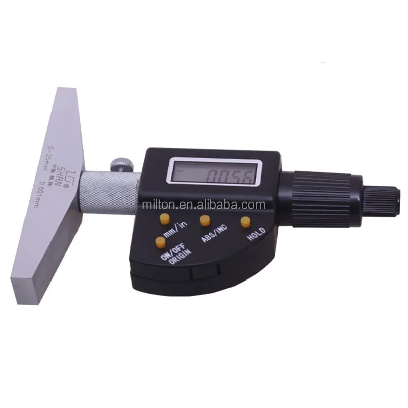 0-25mm Digital Depth Micrometer Electronic Deep Micrometer - Buy Deep ...