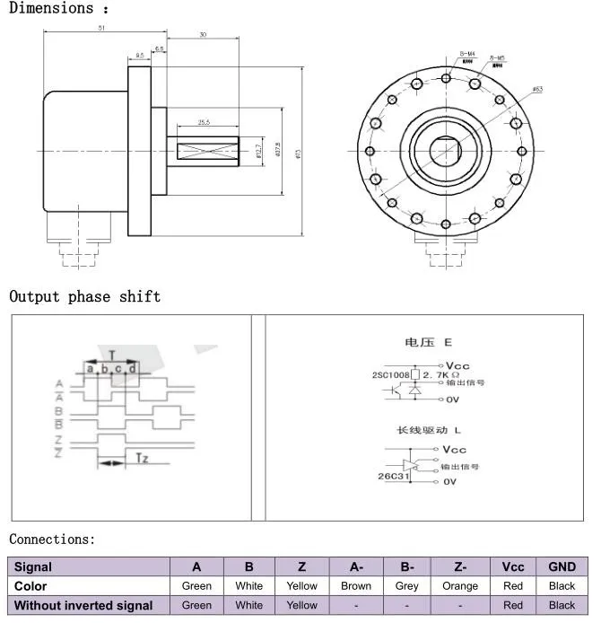 CALT GHS73 Rotary Encoder - Reliable Speed and Angle Sensor