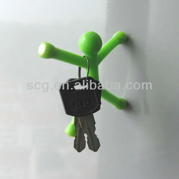 Mini Flexible Q-Man Magnet - Eco-Friendly Magnetic Toy