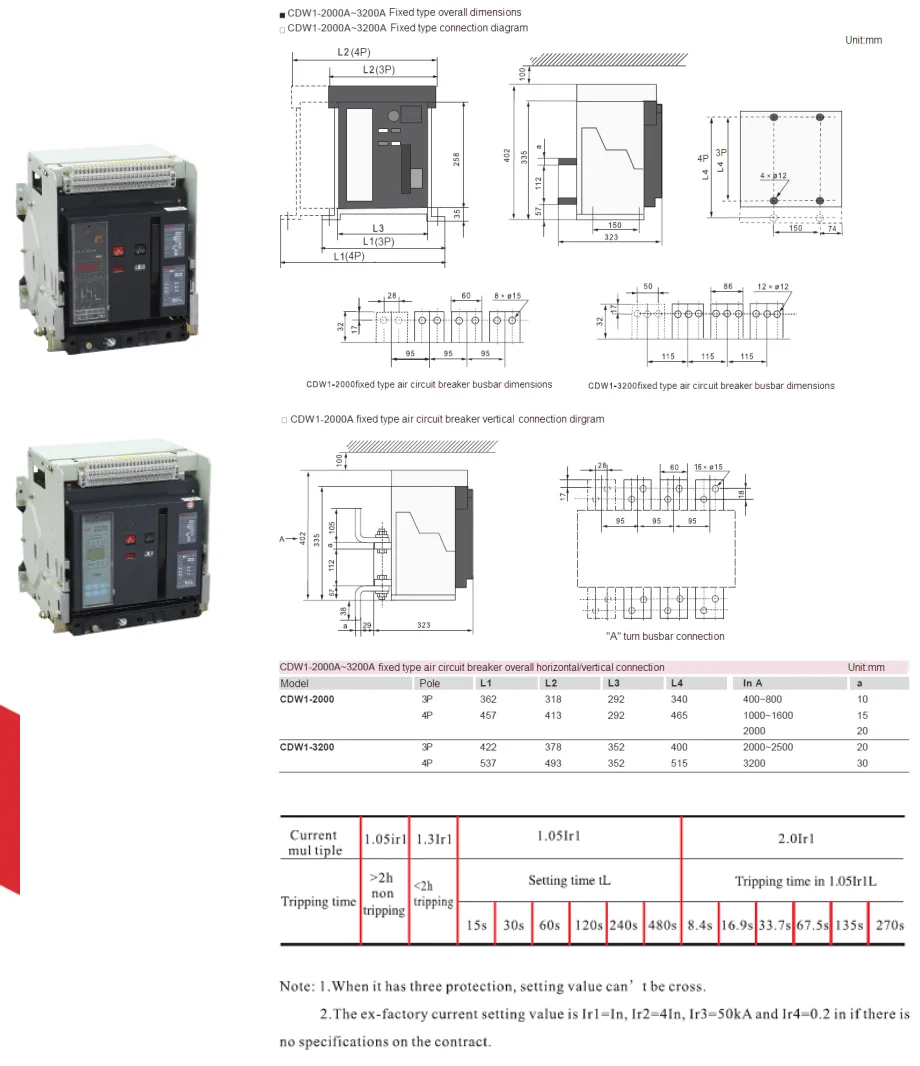 2500 Amp Industrial Electrical Air Circuit Breaker - Buy Industria Air ...