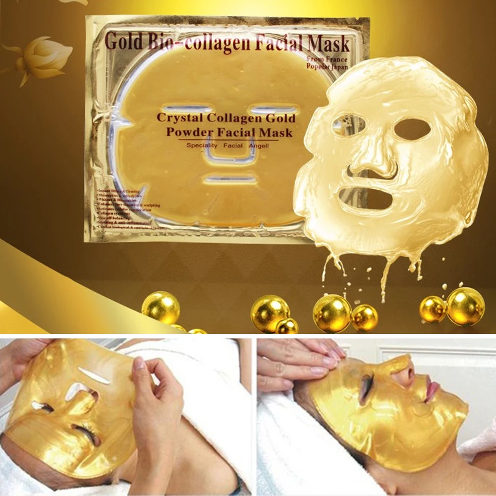 Wholesale 100% Pure Nature Korean Collagen Crystal Facial Mask/gold ...