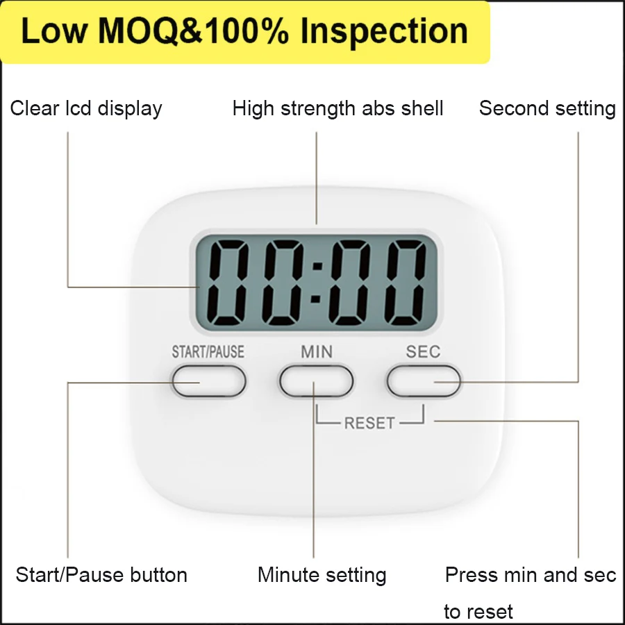 Best Selling Electronic Memory Digital Lcd Timer For Kitchen Cooking ...