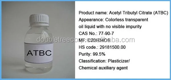 Tasteless Plasticizer Acetyl Tributyl Citrate Atbc For Children's Toys ...