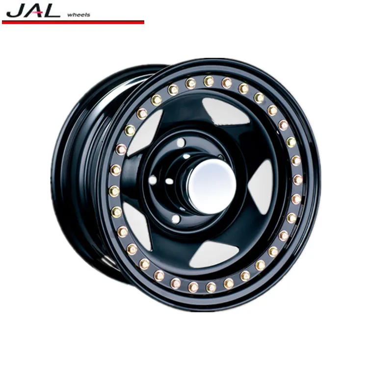SUV 4x4 Wheels 5x139.7 16 Inch Beadlock Rims Steel Material