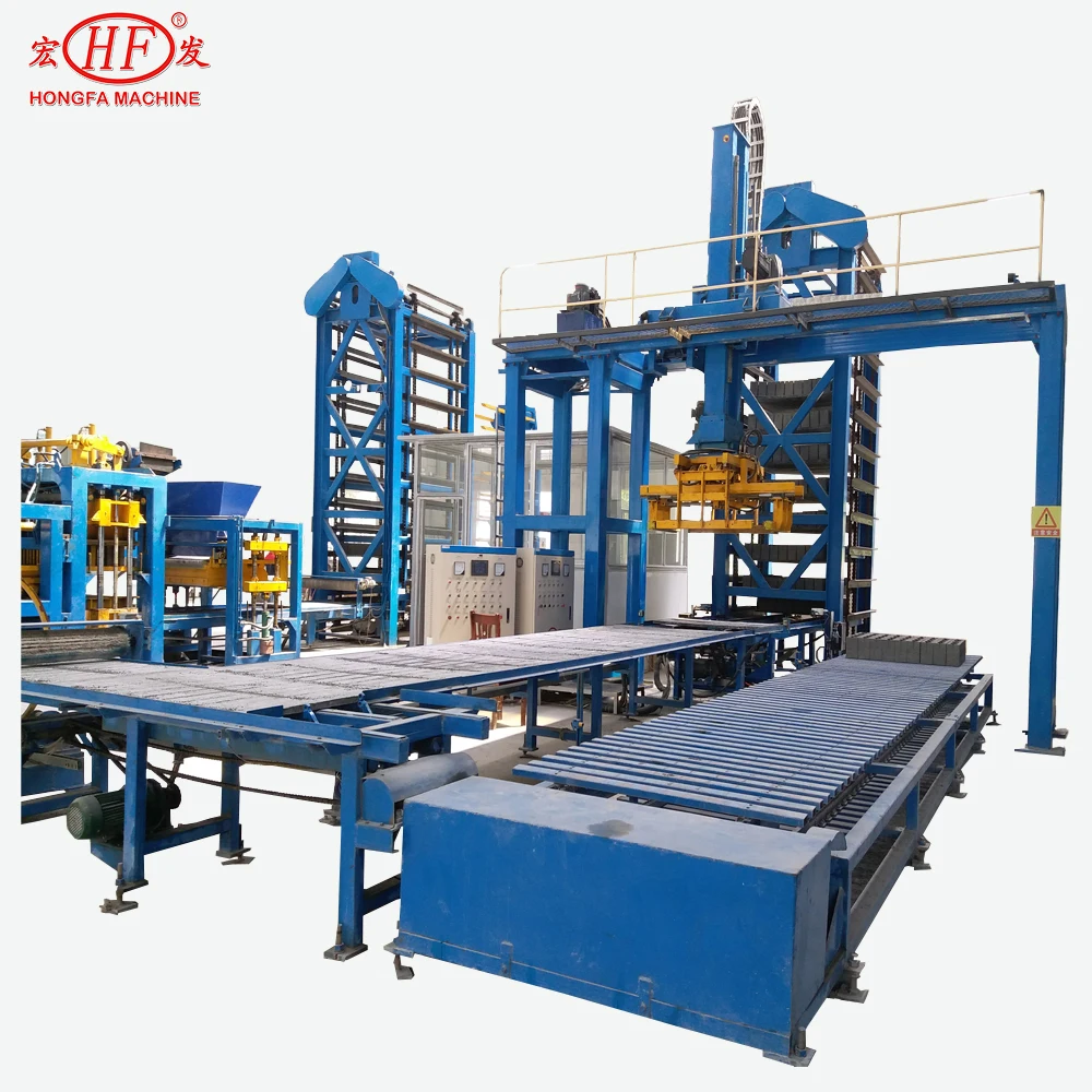 Qt12-15d Hongfa Full Automatic Paver Block Making Machines Concrete ...