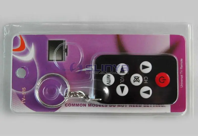 Universal Mini TV Remote Controller With Keychain - Compact Design ...