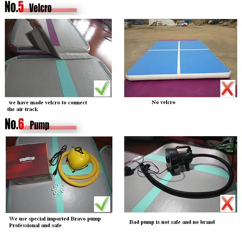 Inflatable Triangle Tumbling Mat - Gymnastics Equipment