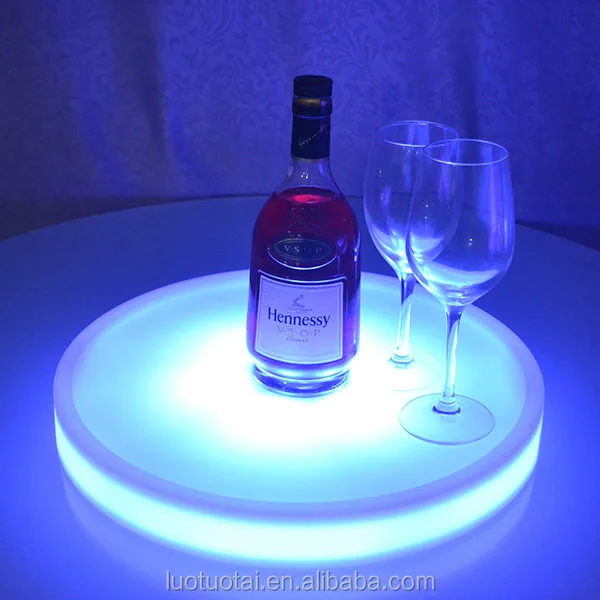 Illuminated Flashing Restaurant Serving Tray Led Tray Led Drink Tray ...