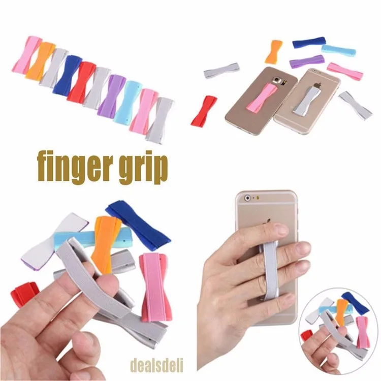 Cell Phone Secure Finger Grip Universal Anti-slip Hand Finger Strap ...