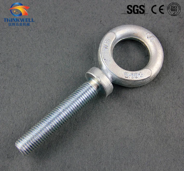 Factory Price Zinc Plated Forged Steel Eye Screw Scaffold Anchoring ...