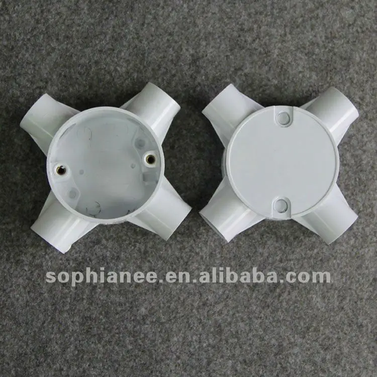 Pvc Circular Junction Box 4 Way - Buy Pvc Junction Box,4 Way Pipe ...