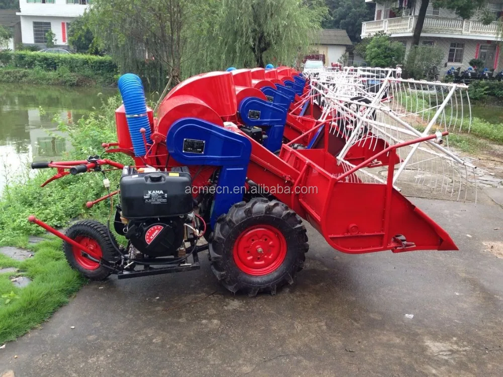 Acme-cosechadora De Trigo Y Arroz Pequeña De Larga Vida,Motor Diésel ...