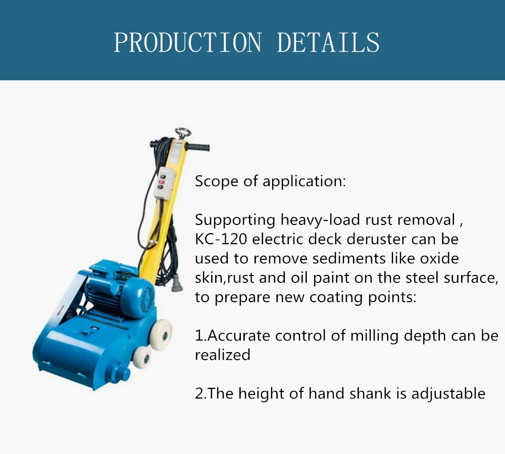 Impa 590409 Electric Powered Deck Scalers Kc-120 - Buy Electric Sacling ...