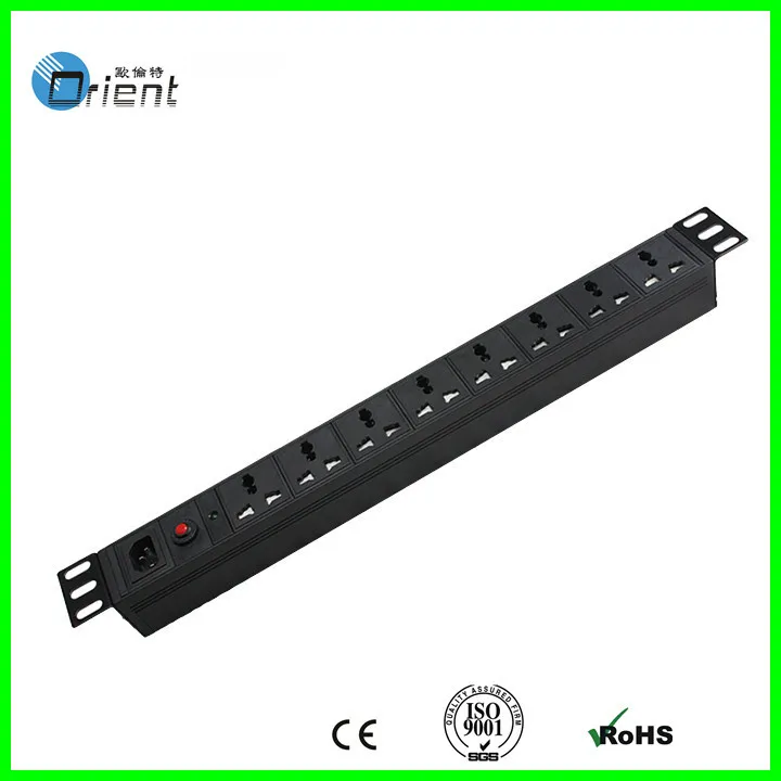 Universal Pdu Socket 8 Socket With Power Indicator And Overload ...