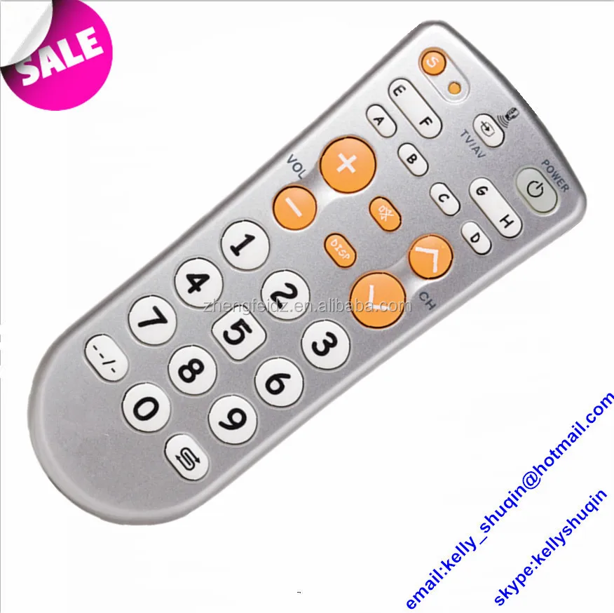 Mini big Button Learning Remote Control A/c Tv/audio/dvd/fan/stb Kt ...
