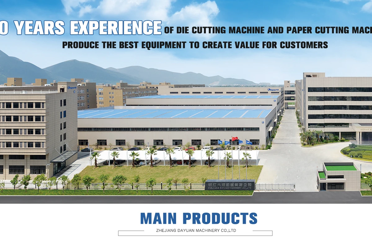 Zhejiang Dayuan Machinery Co., Ltd. - Die Cutting Machine; Servo ...