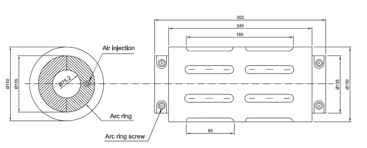 Air Shaft Core Chuck - Reliable Performance & Durability