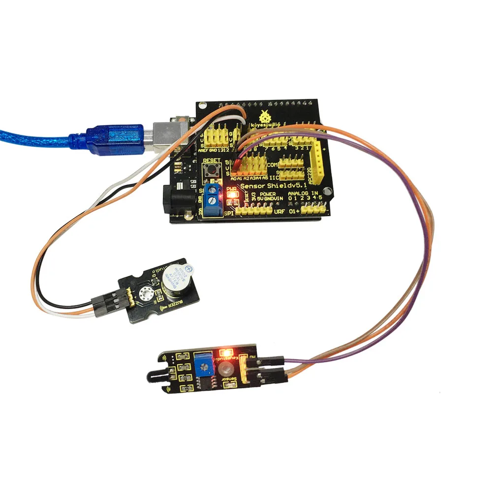 Keyestudio Flame Sensor - Reliable Fire Detection Module