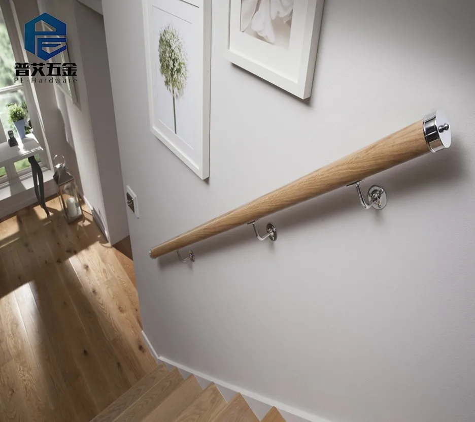 Straight Indoor Staircase Wood Handrail - Buy Wood Handrail,Staircase ...