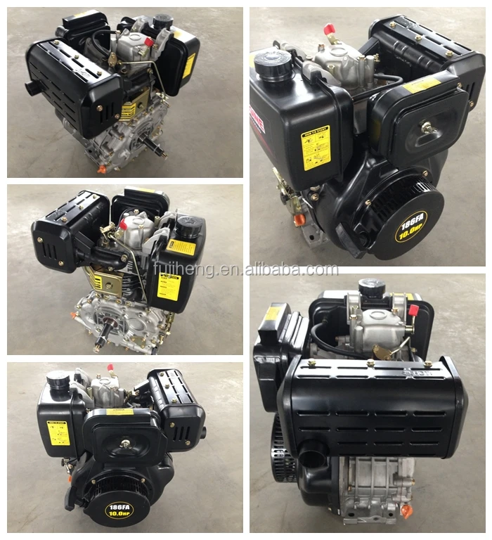 10hp Small Diesel Engine 186f Air Cooled - Buy Diesel Engine 186f ...