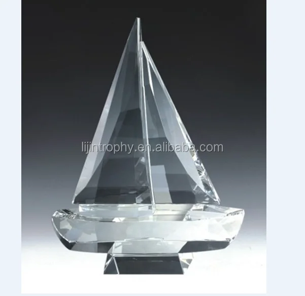Updated Hotsell Custom-made Crystal Boat Trophy - Buy Crystal Boat ...