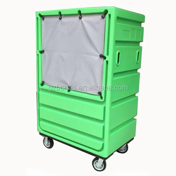 Laundromat Cart,Plastic Linen Laundry Cart,Plastic Clothes Laundry ...