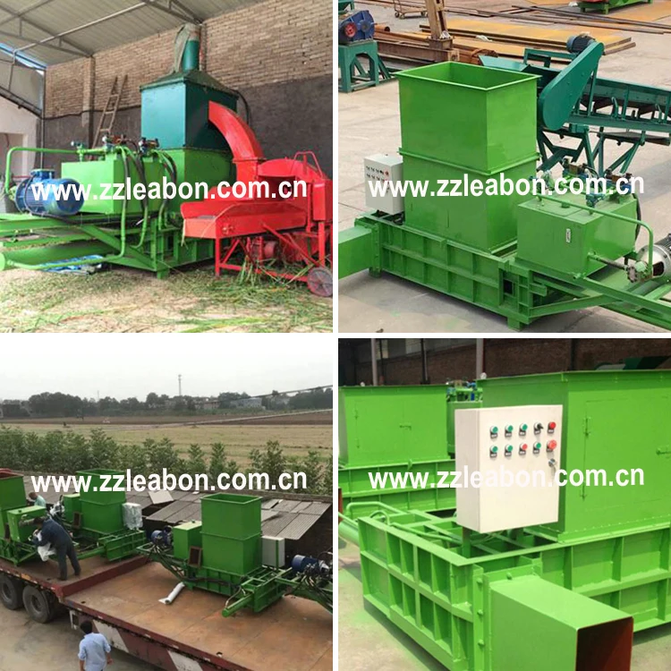 Fresh Alfalfa Grass Hay Silage Baler Packing Machine Rice Straw Round ...