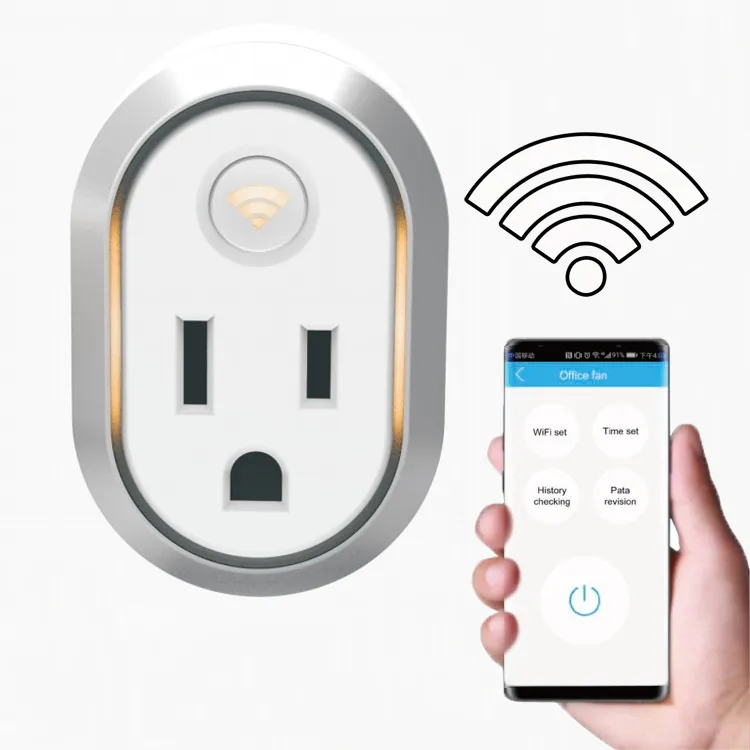 Ac Wifi Smart Plug Intelligent Wall Socket - Buy Wifi Plug,Wifi Smart ...