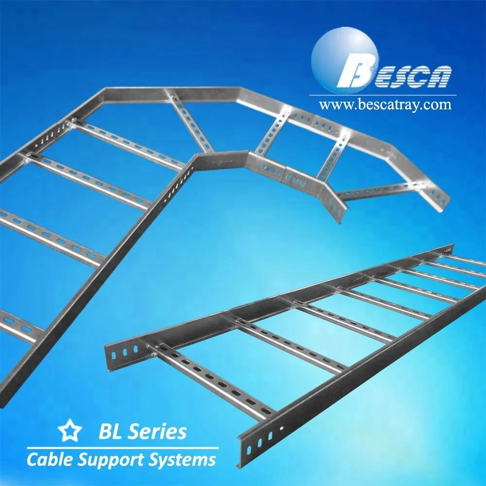 Galvanized Steel Cable Ladder Trough Marine Electrical Cable Tray