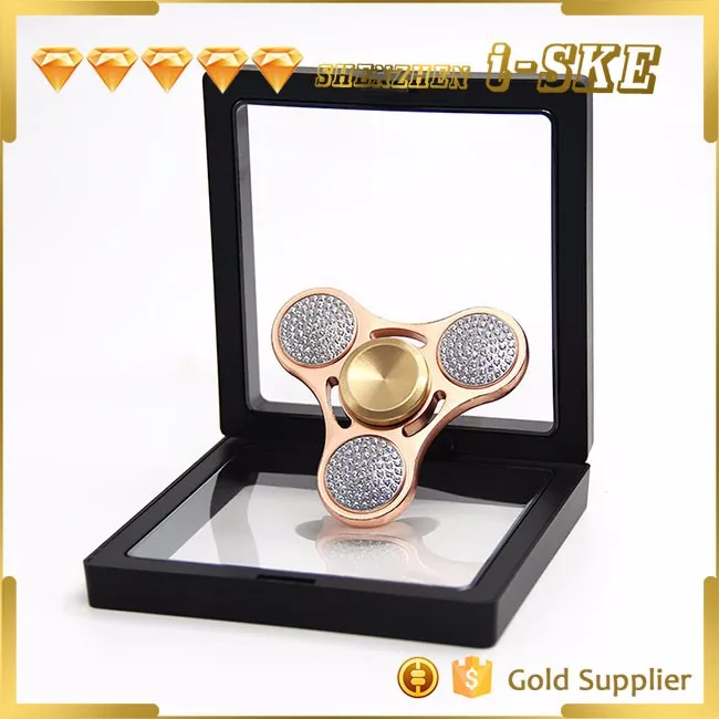 Hot Luxury Custom Fidget Spinner Toys With Encrusted Diamond Hand ...