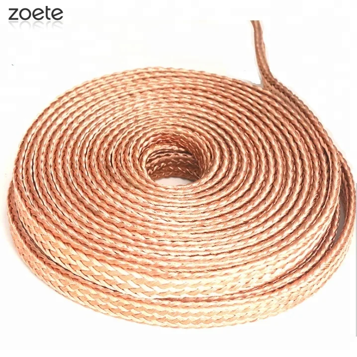 High Quality Bus Bar Flexible Bare Copper Braid Wire - Buy Copper Braid ...