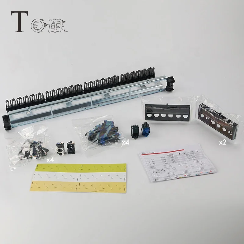 FULL loaded CAT6/CAT6A 24 port UTP Legrand type patch panel Legrand UTP ...