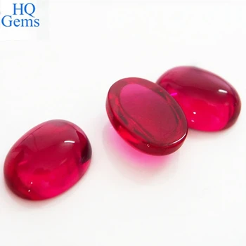 Synthetic Ruby Oval Cabochon Egypt In 2013 Price Red Corundum Stone ...