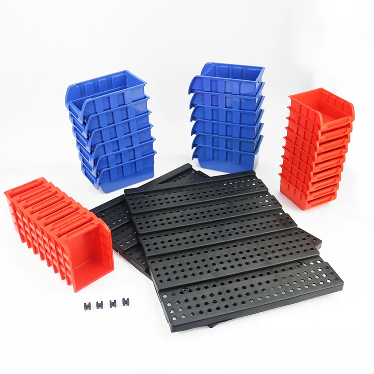 Warehouse/industrial Back Hanging Plastic Work Bin For Small Fittings ...