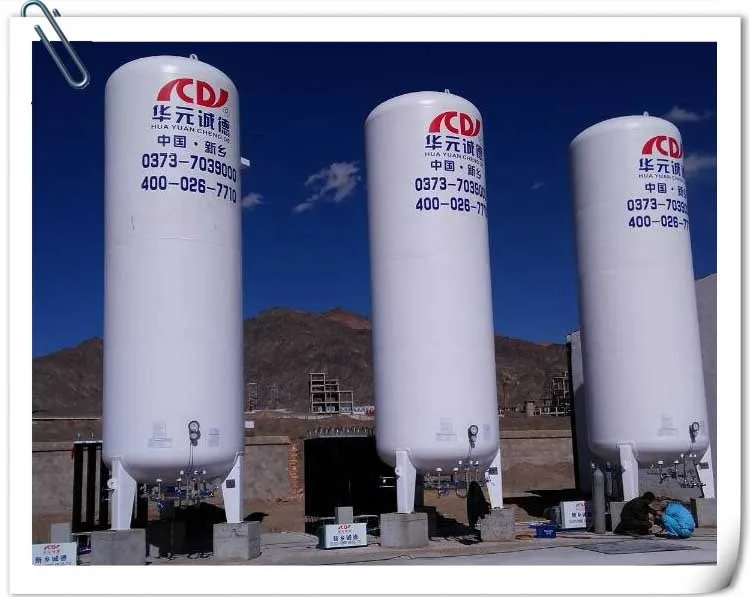 Large Volume Cryogenic Lox Storage Tank For Gas Company - Buy Lox ...