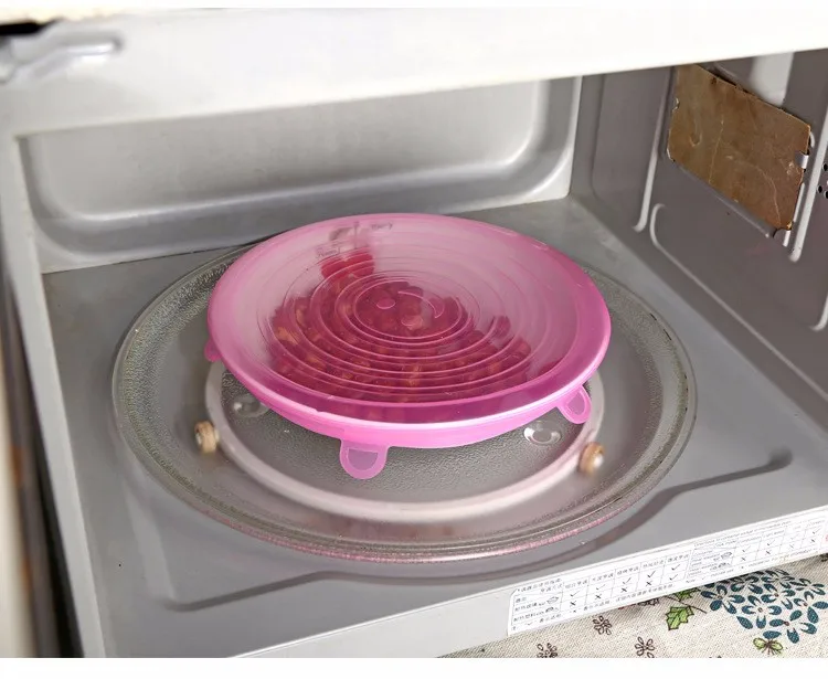 Silicone Stretch Lids Durable Stretch And Seal Lids For Keeping Food ...
