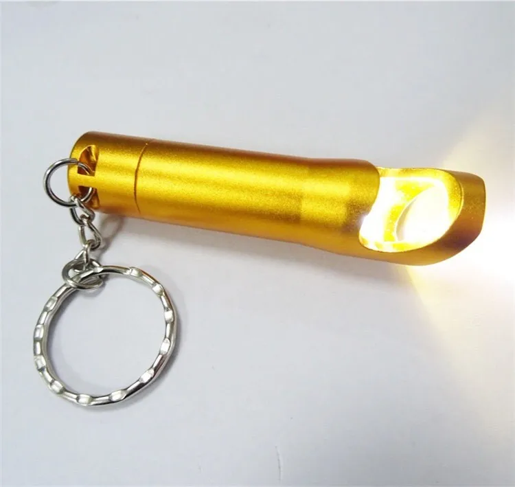 Led Light Custom Bottle Openers Flashlight Key Chain Carabiner Keychain ...
