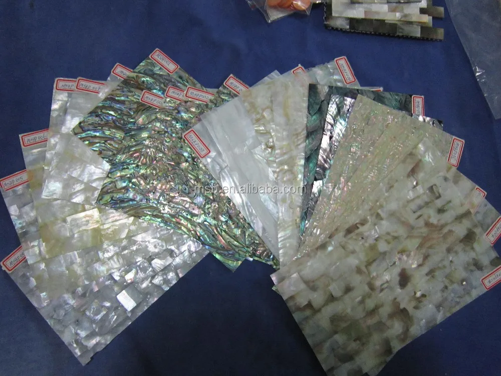 Capiz Shell Veneer - Elegant Wallpapers & Furniture Inlay