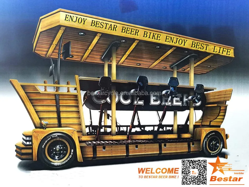 Luxus Bier Bike - Custom Design Royal Luxury Electric Beer Bike