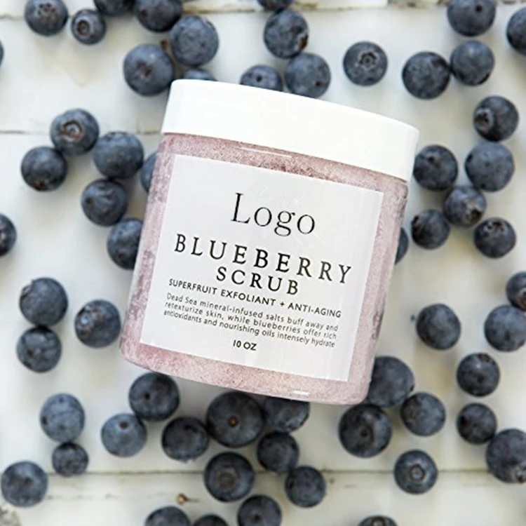 Update skin Acne scar pore cleansing blueberry facial body Scrub ...