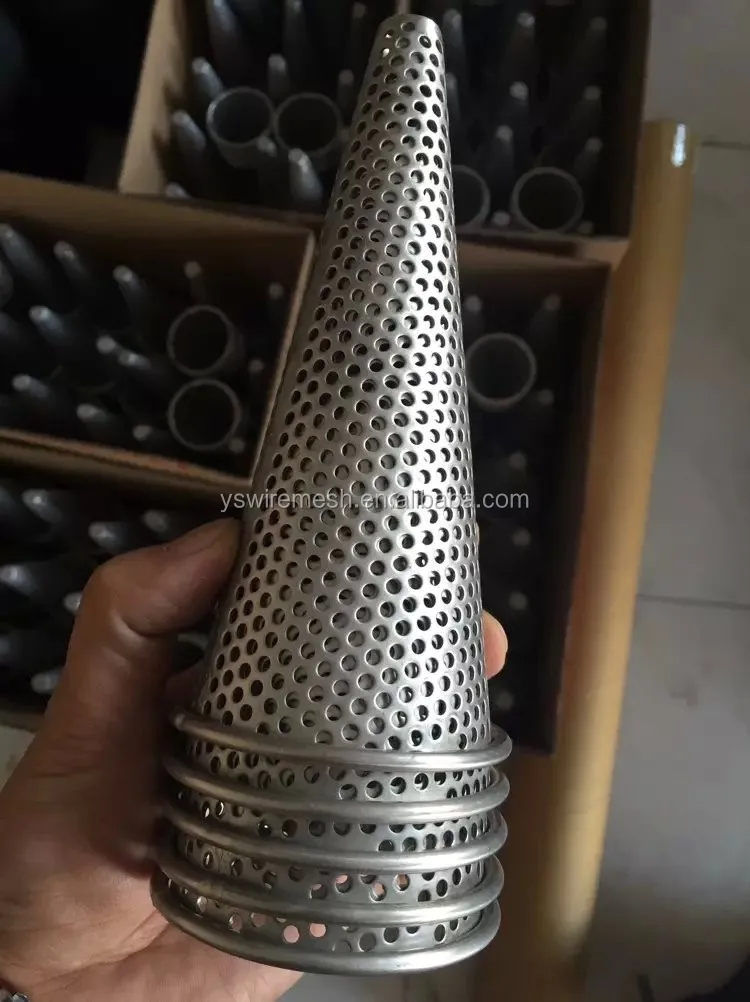 Stainless Steel Spiral Welded Perforated Metal Pipe Filter Tube - Buy ...