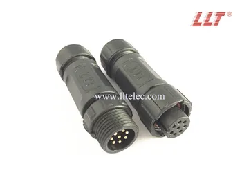 M12 8 Pins Field Installable Male To Female Waterproof Connector - Buy ...