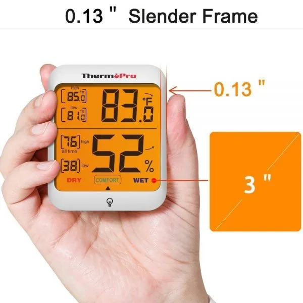 Thermopro TP53 Digital Indoor Room Thermometer with Hygrometer Monitor