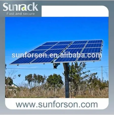 Single Pole Structure/solar Pv Mounting System For Ground Installation ...