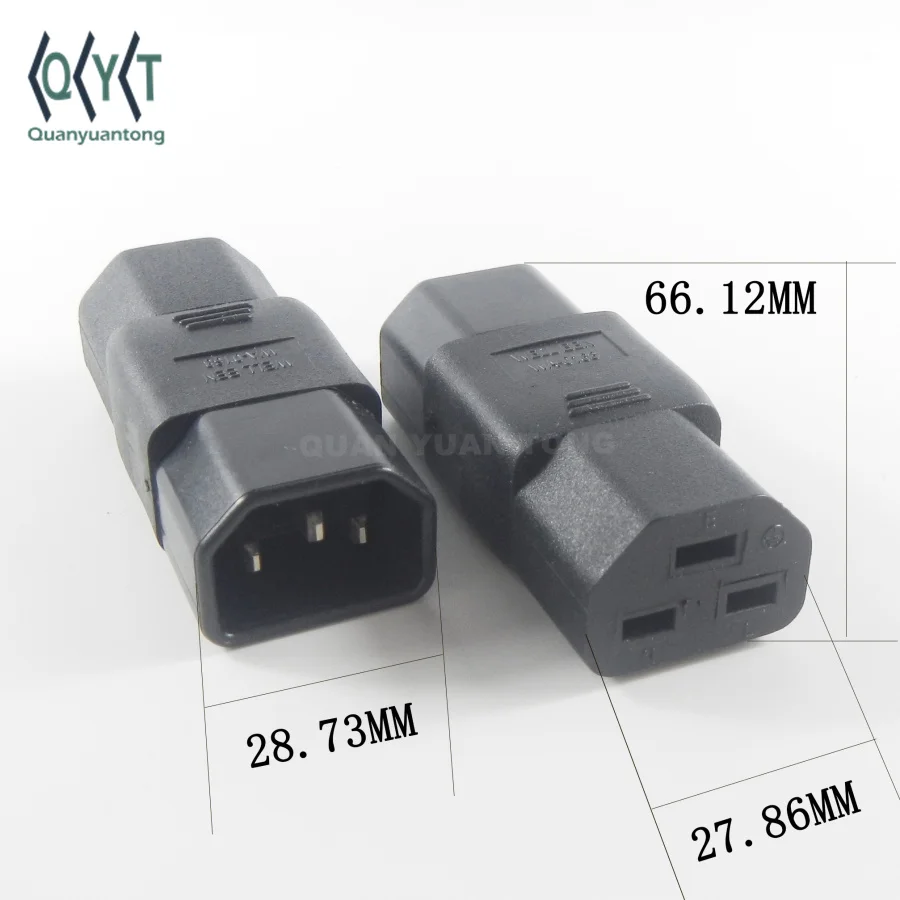 2017 Newest Iec C14 To C21 Ups Power Plug Adapter 10a To 16a Electric ...