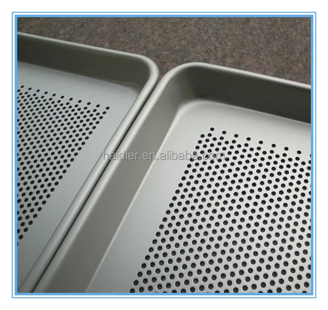 Perforated Flat Baking Tray /aluminium Tray For Oven /aluminum Tray ...