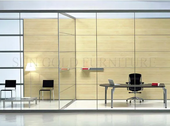 Divisor de vidrio para cubículo de oficina, moderno y popular, de alta ...
