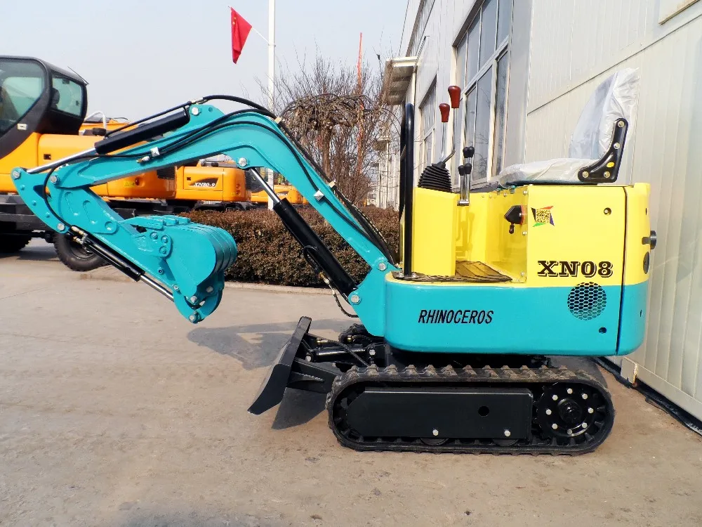 Machines D'excavation 0.8ton Mini Pelle Excavatrice Compacte Location ...