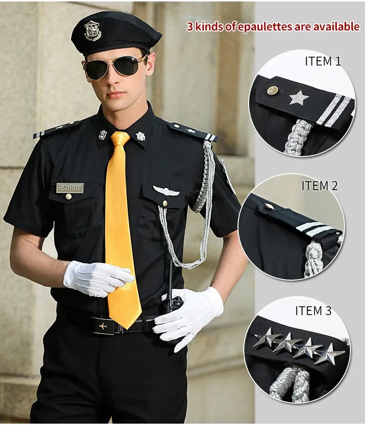 Man Security Prison Guard Dress Uniforms Shirts - Buy High Quality ...
